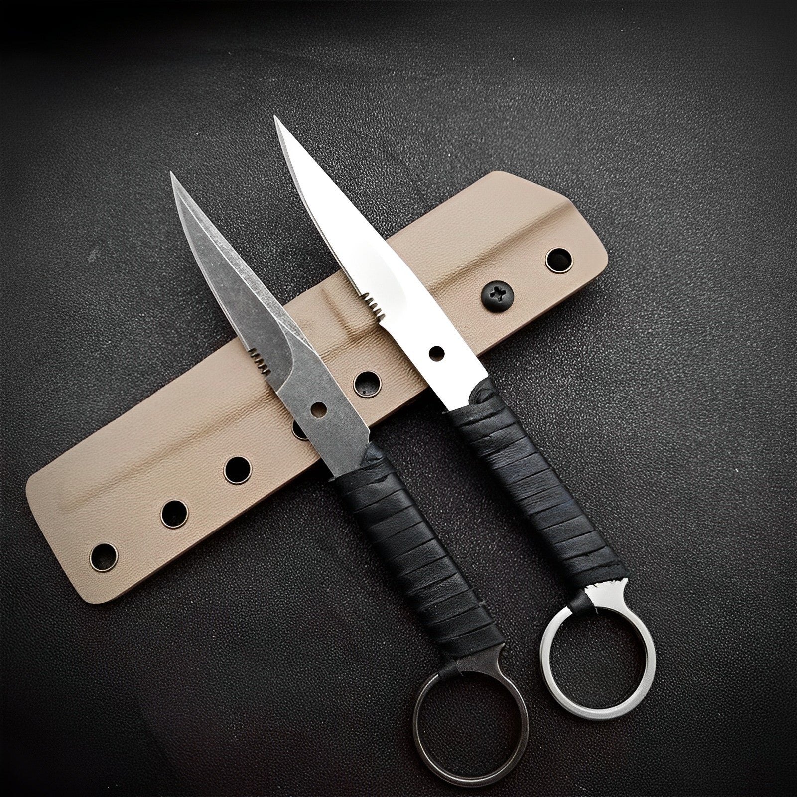 Onyx Straightblade knife – Slick Blade